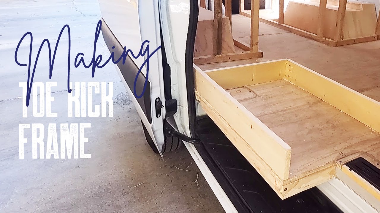 Making Cabinets Toe Kick Frame | Van Build Series | Ep.19 - YouTube