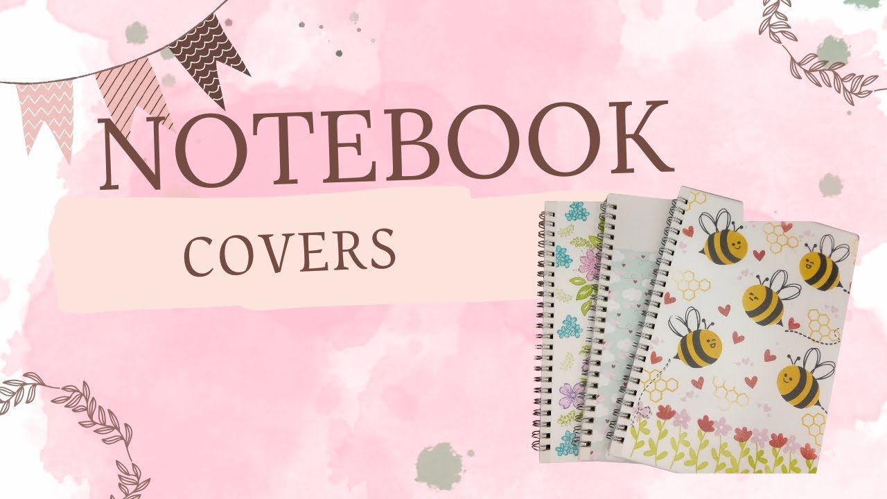 MAKE YOUR OWN NOTEBOOK COVERS - YouTube