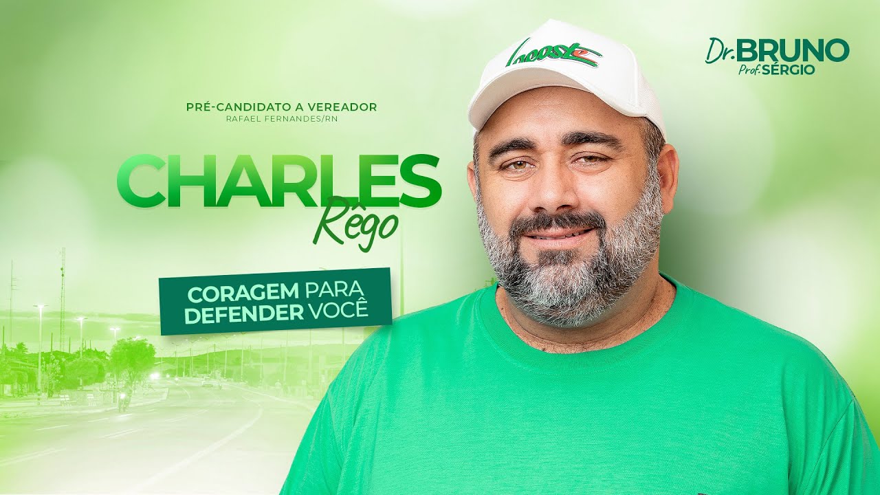 Pré-Candidato a Vereador Charles Rego - YouTube