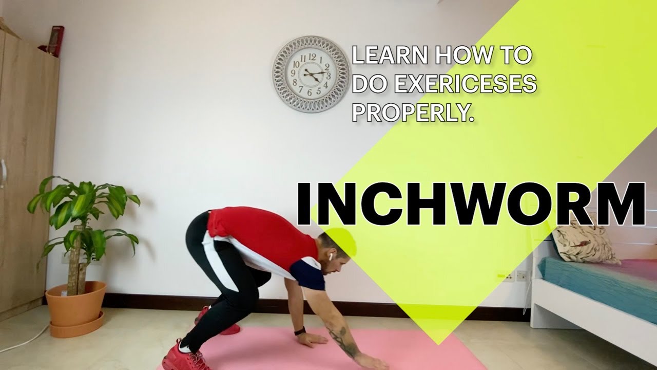 HOW TO DO INCHWORM (NO EQUIPMENT) | WORKOUT FOR BEGINNERS - YouTube
