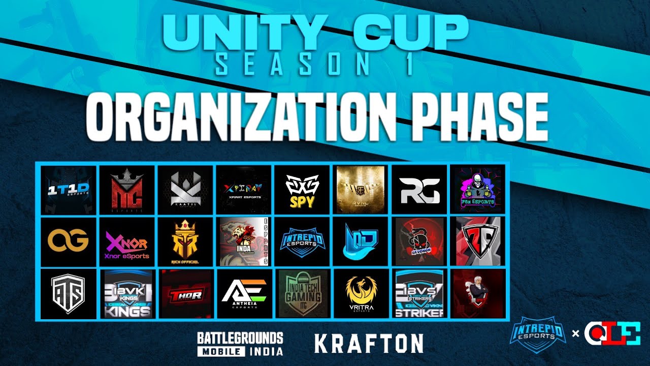 UNITY CUP S1 | ORG PHASE | PRIZE POOL - 10,000 INR/- | BGMI - YouTube