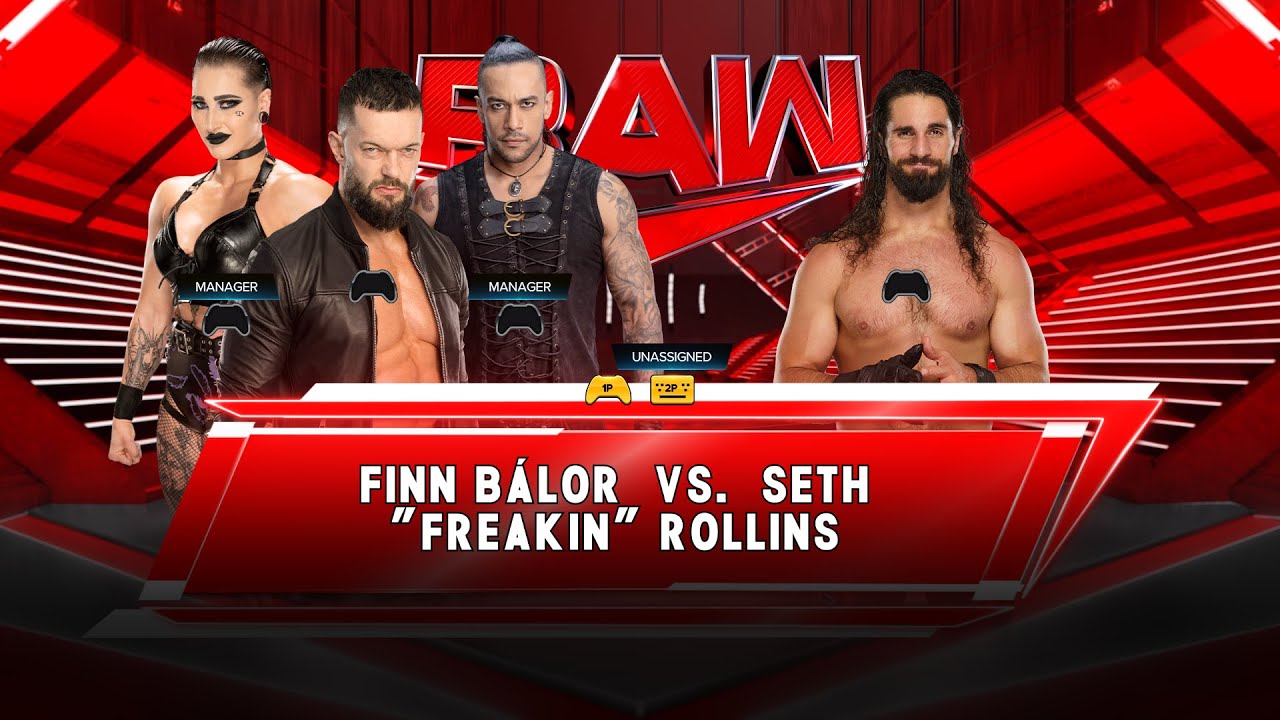 Wwe 2k23 Finn Balor Vs Seth Freakin Rollins Youtube