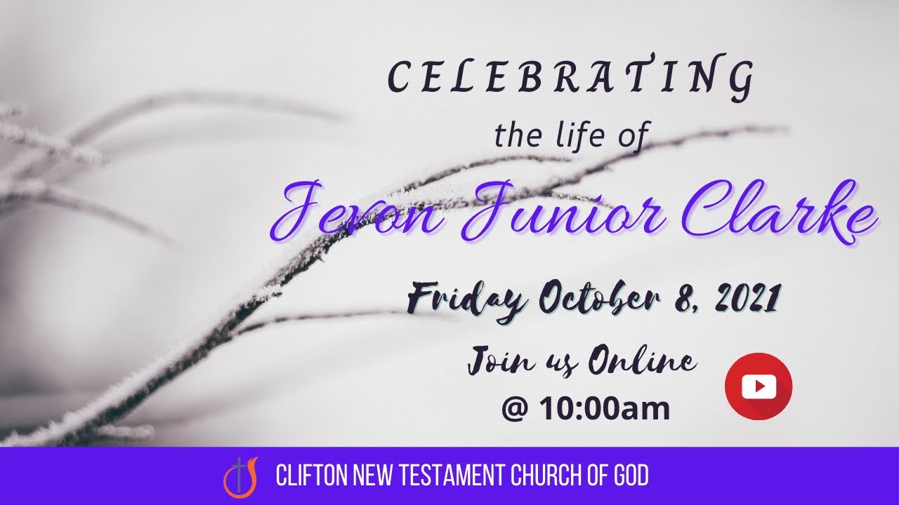 Funeral Service || Jevon Clarke || October 8, 2021 - YouTube