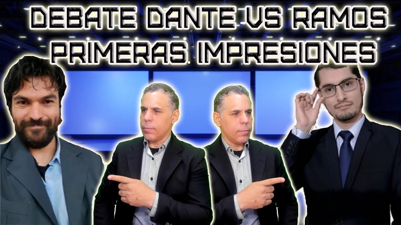 DEBATE DANTE URBINA VS JONATHAN RAMOS:PRIMERAS IMPRESIONES EN CADENA ALIANZA EVANGELICA - YouTube
