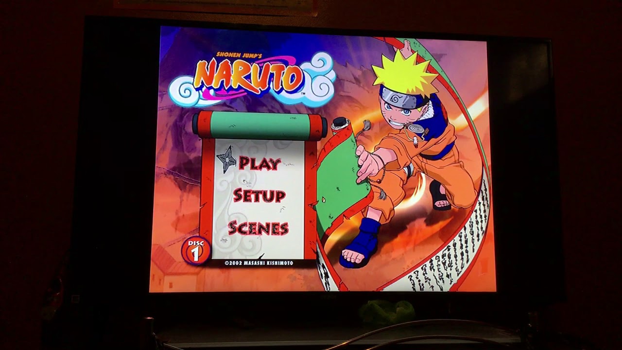 Naruto: Uncut Box Set - Vol. 1 2005 DVD Menu Walkthrough (Version #1 ...