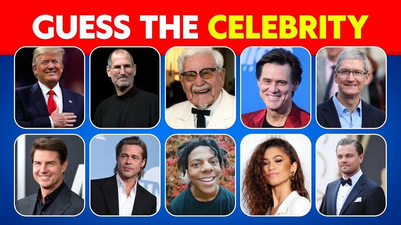 How well do you know famous people? 🌟🌟 Quiz Famous People | Kids Quiz ...
