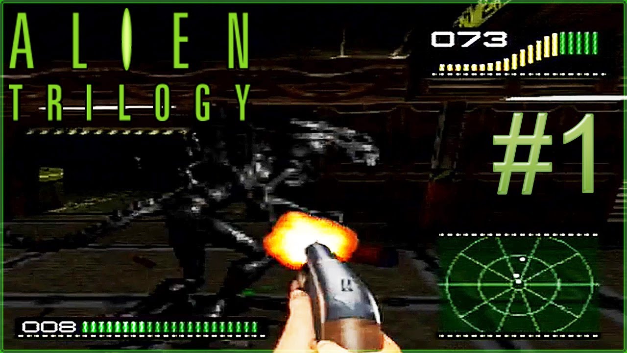 Section 1 - Level 1 - Alien Trilogy (PS1) - Gameplay Playthrough - YouTube