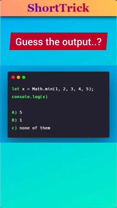 1 Javascript Interview Questions Js Output Based Questions 