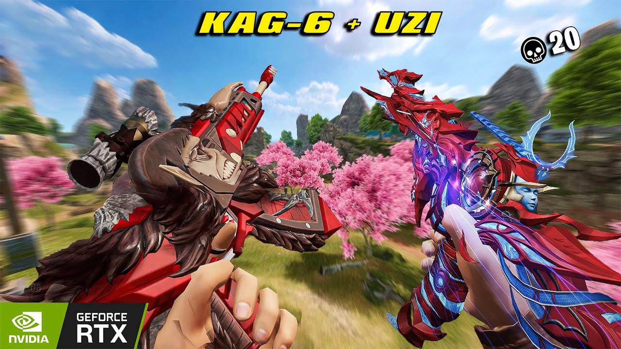 KAG6 BEAST TITAN + UZI STAR CHASER BLOOD STRIKE RANDOM SQUAD MAX ...