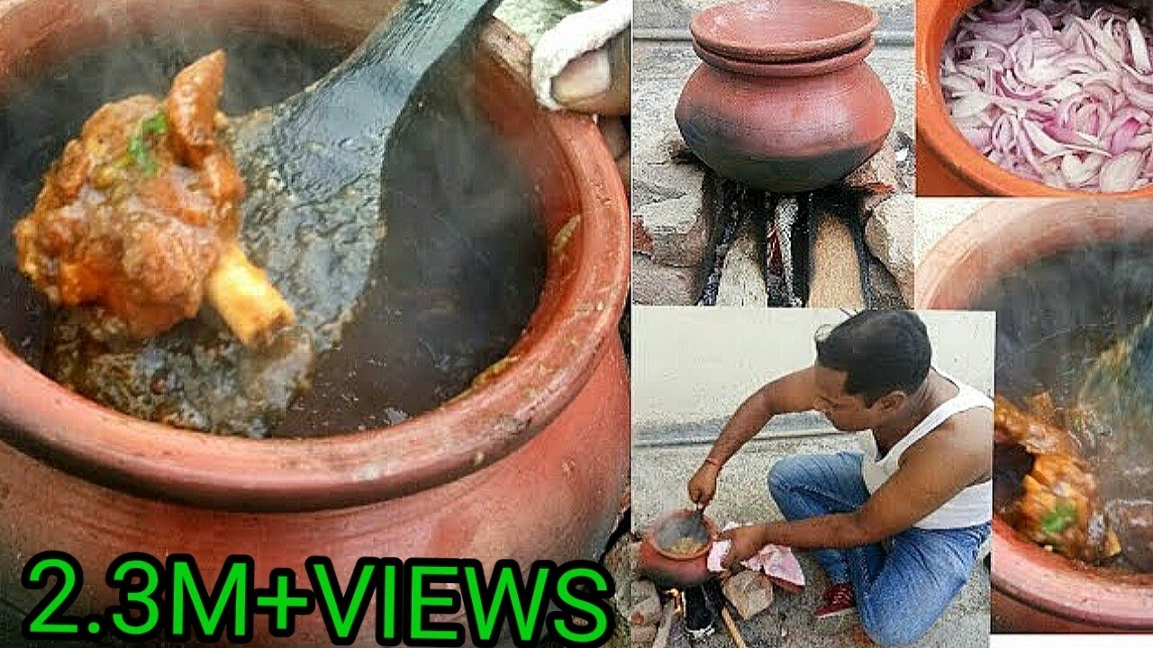 Handi Mutton |चूल्हे पर बनाए लाजवाब हांडी मटन | How To Make Perfect ...
