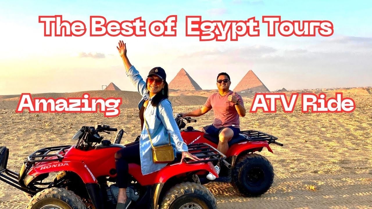 EGYPTIAN ADVENTURE: ATV RIDE AT PYRAMIDS OF GIZA - YouTube
