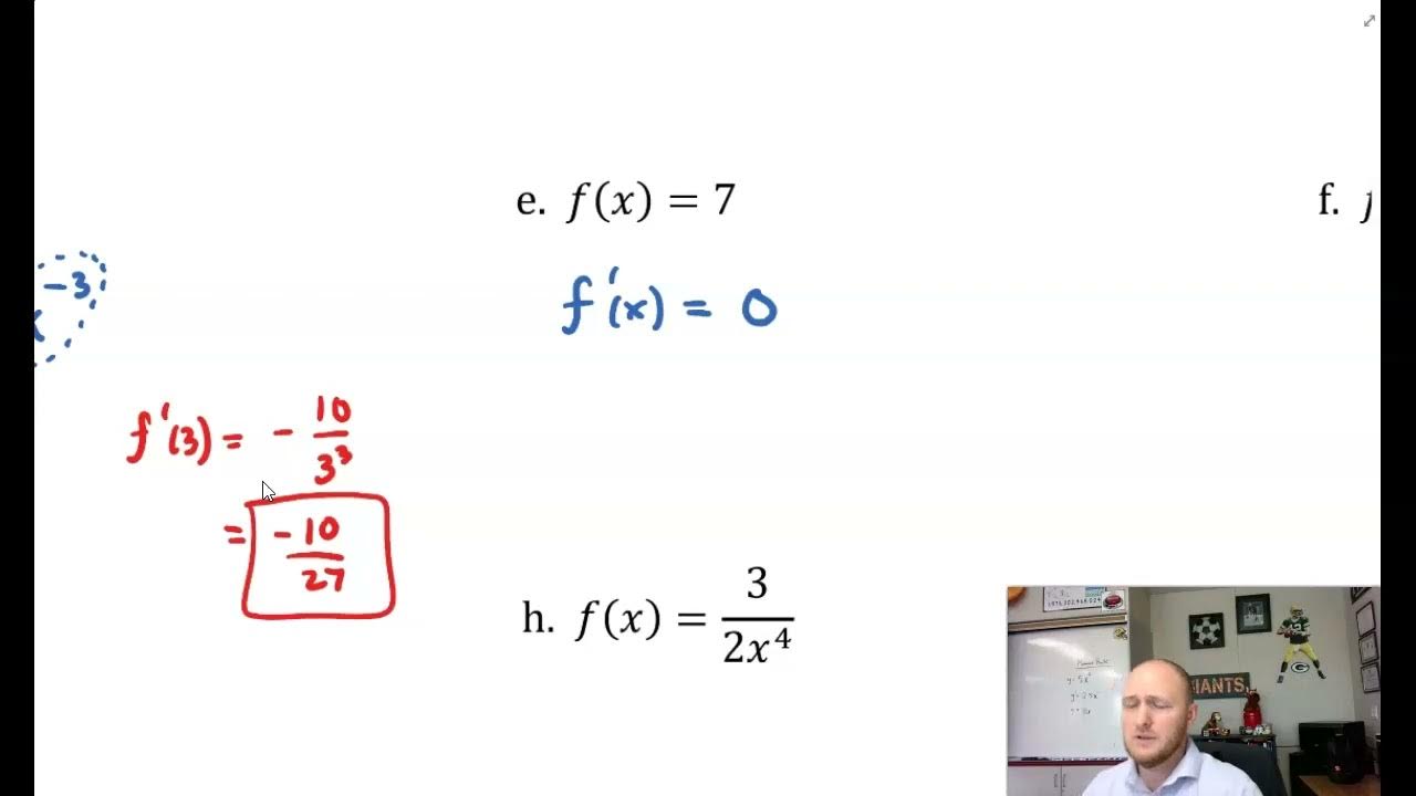 AP Calculus AB | 2-5A The Power Rule Part I - YouTube