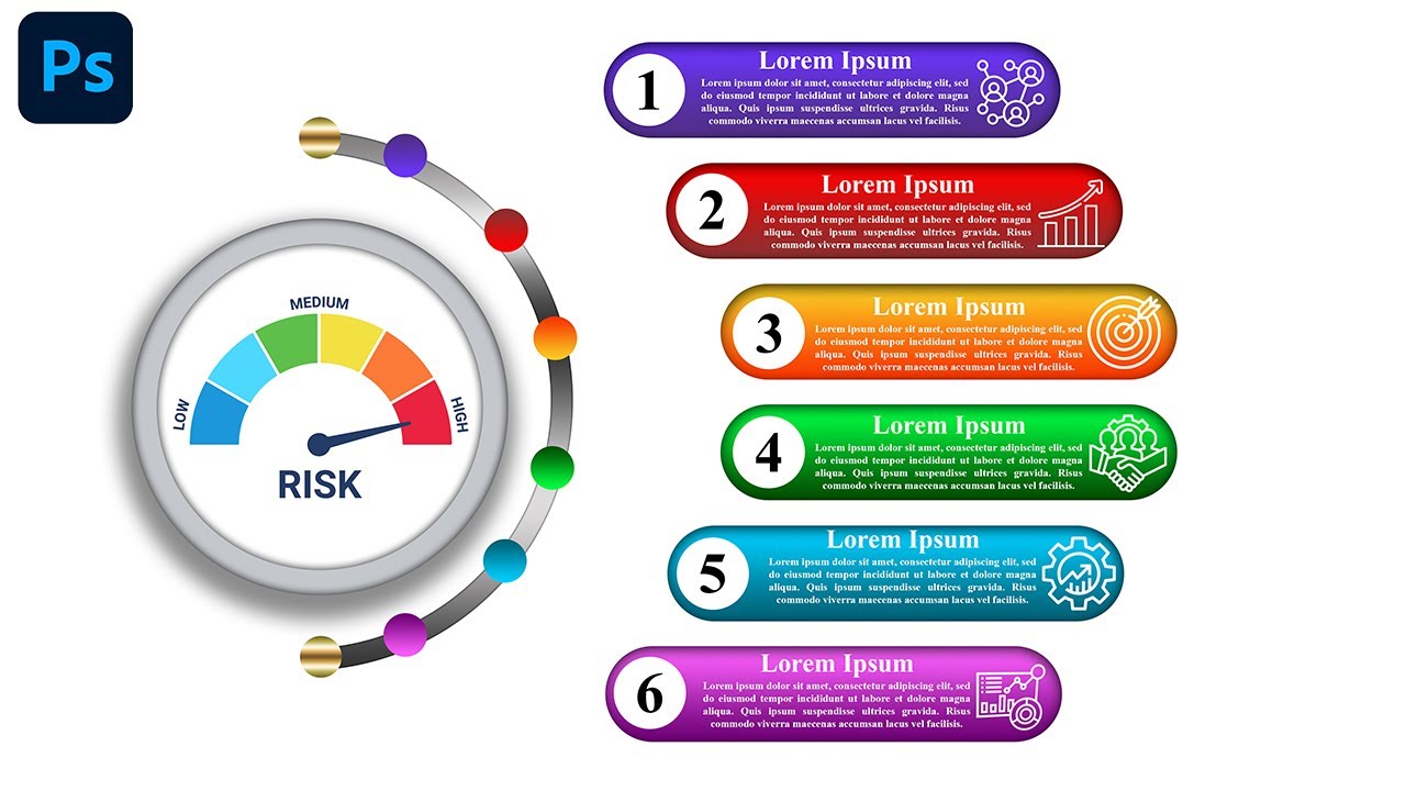 How To Design a 3d Infographic For Photoshop 2021 | Infographic Design Tutorial |#Unicorn ...