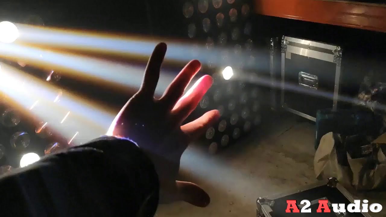 American DJ Matrix Beam Led 5x5 - YouTube