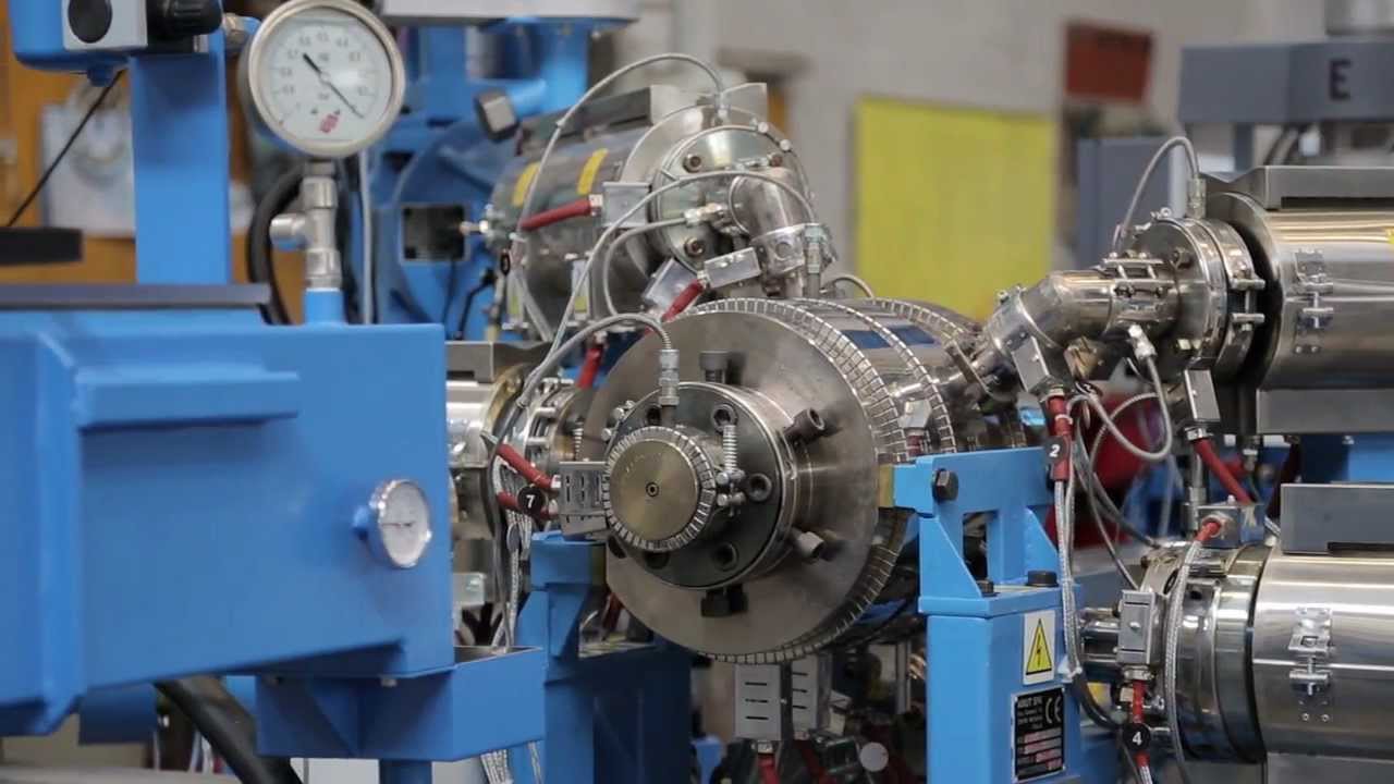 MULTILAYER AUTOMOTIVE PIPE CO-EXTRUSION LINE - YouTube