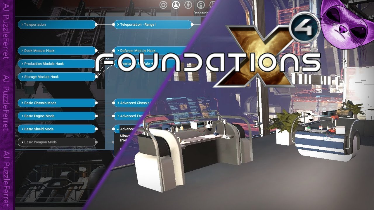 X4 Foundations Ep29 - Research and Modding! - YouTube