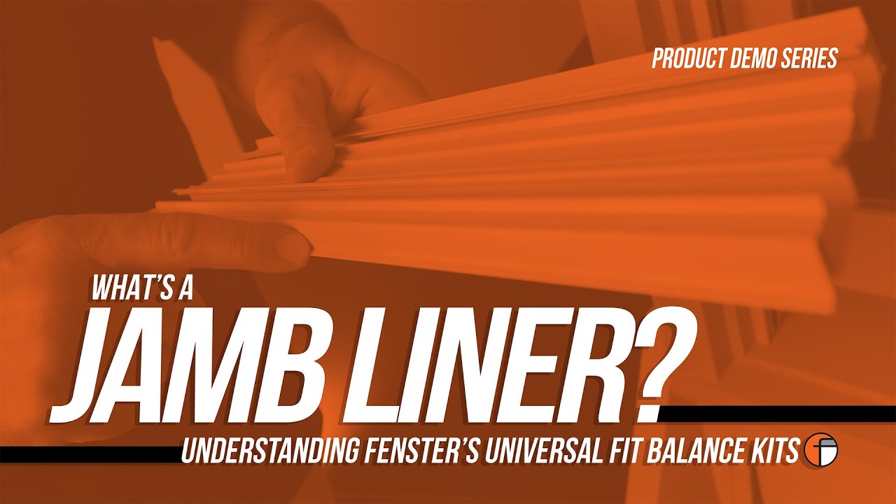 Understanding Fenster's Universal Compression Fit Jamb Liners - YouTube