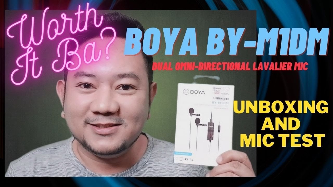 BOYA BY-M1DM Dual Lavalier Microphone (Unboxing And Testing) | Rexxie ...