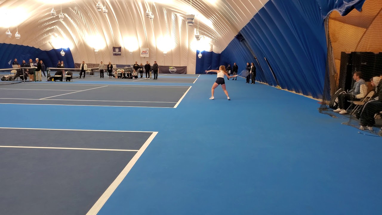 Butler Bubble - Women's Tennis vs Valparaiso - YouTube