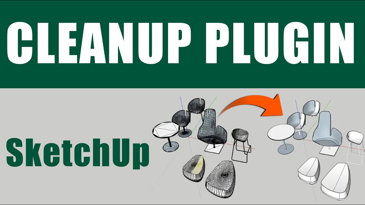 CleanUp Plugin | SketchUp Eklentiler - YouTube