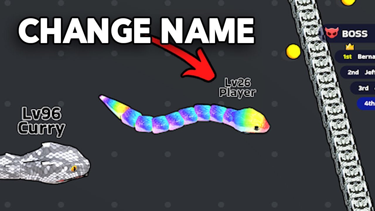 How to Change Name in Snake Clash (Easy Guide) - YouTube