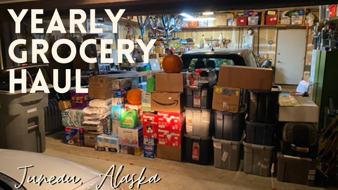 Yearly Grocery Haul in Juneau Alaska | Traveling in Rural Alaska ...