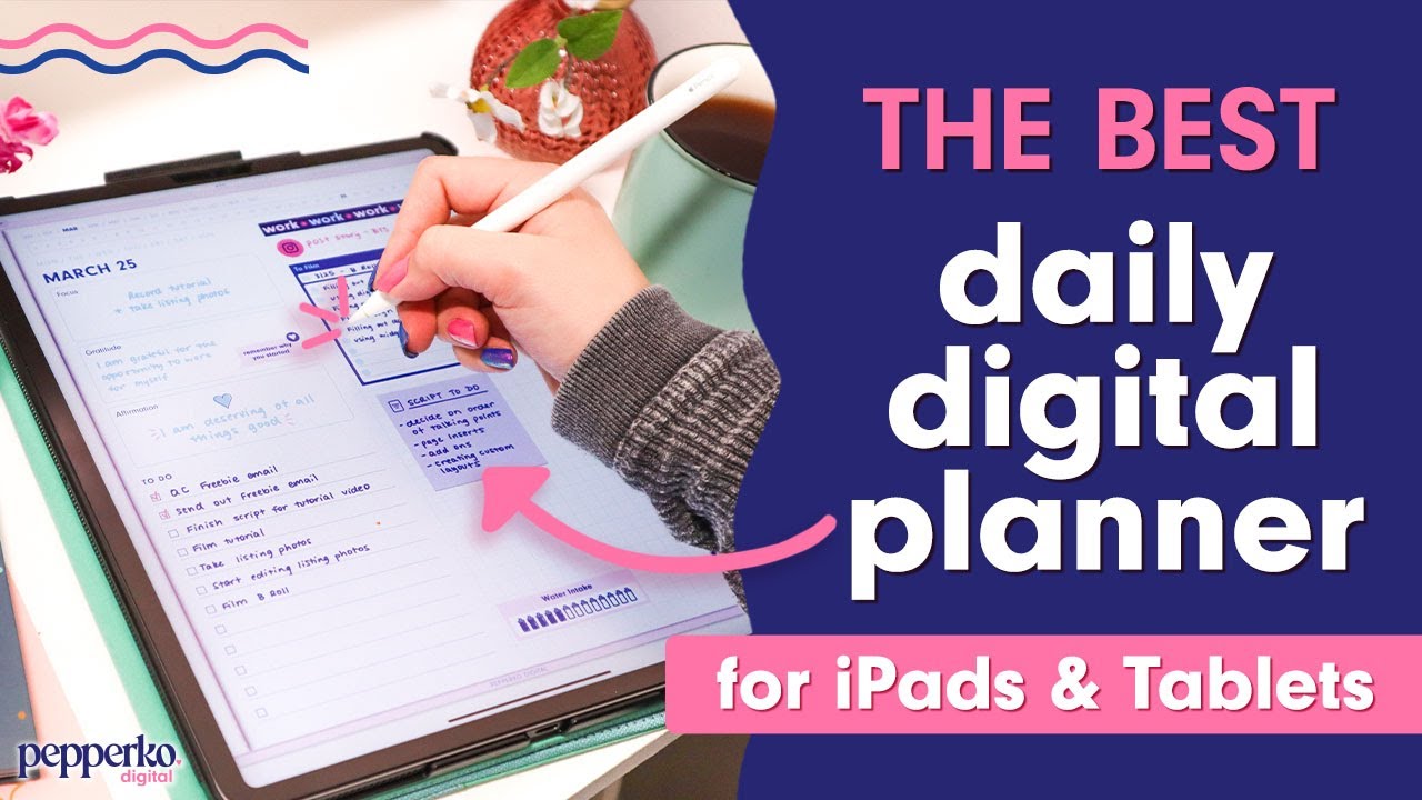 The Best 2-in-1 Daily Digital Planner & Notebook! | Stay Focused ...