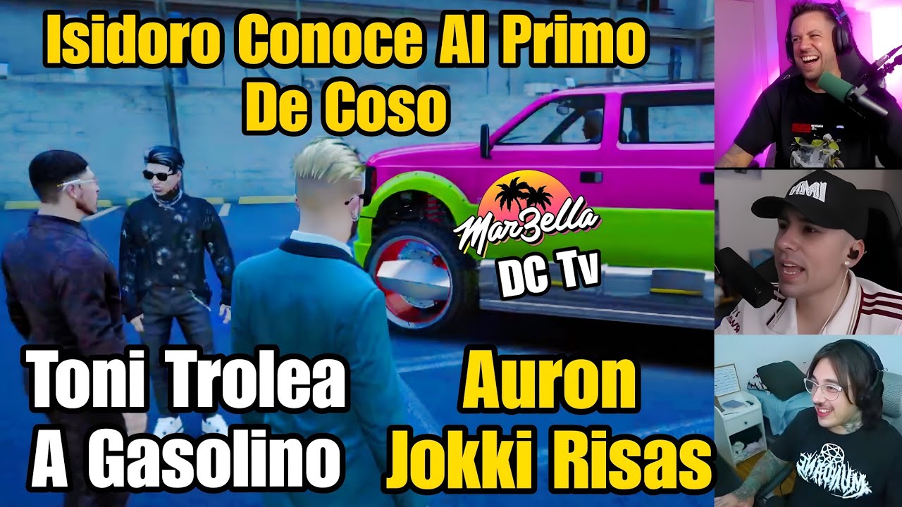 ISIDORO conoce al Primo De Coso, Auronplay Jokki Risas, TONI broma a ...
