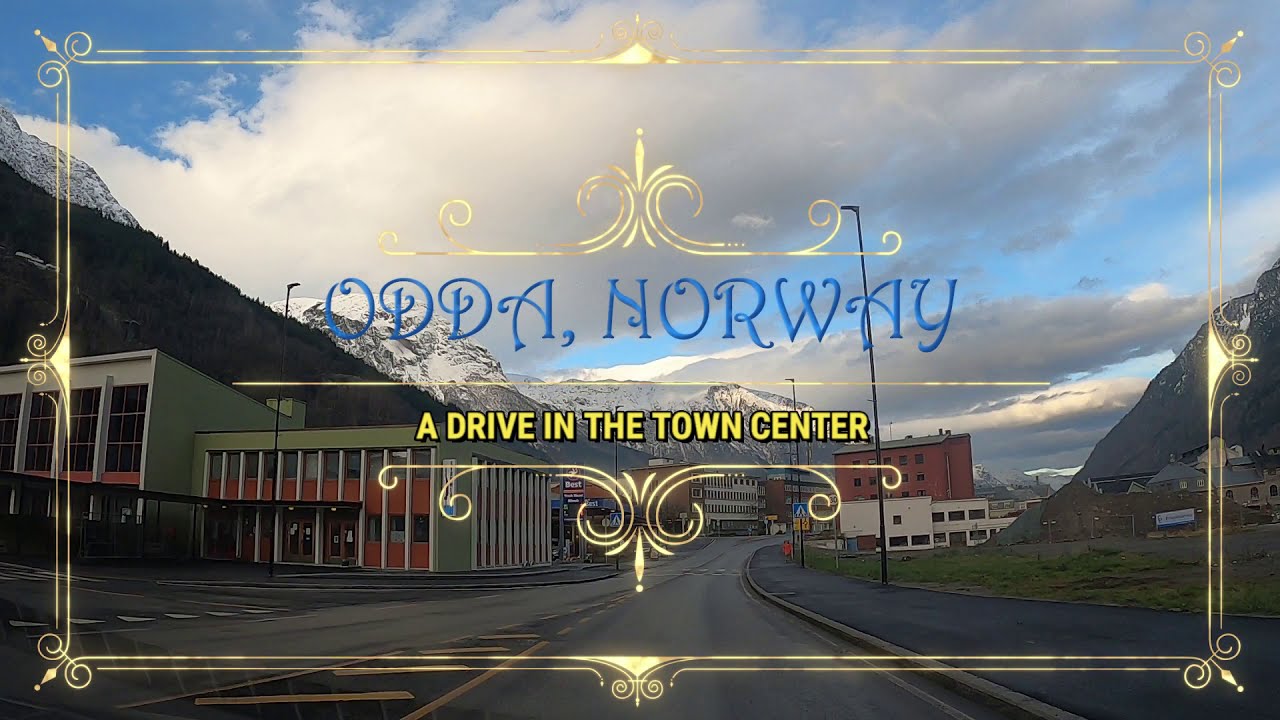 ODDA NORWAY - A DRIVE IN THE TOWN CENTER - YouTube