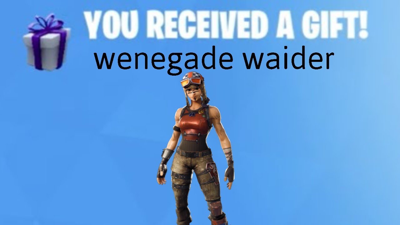 wenegade waider #fortnite - YouTube