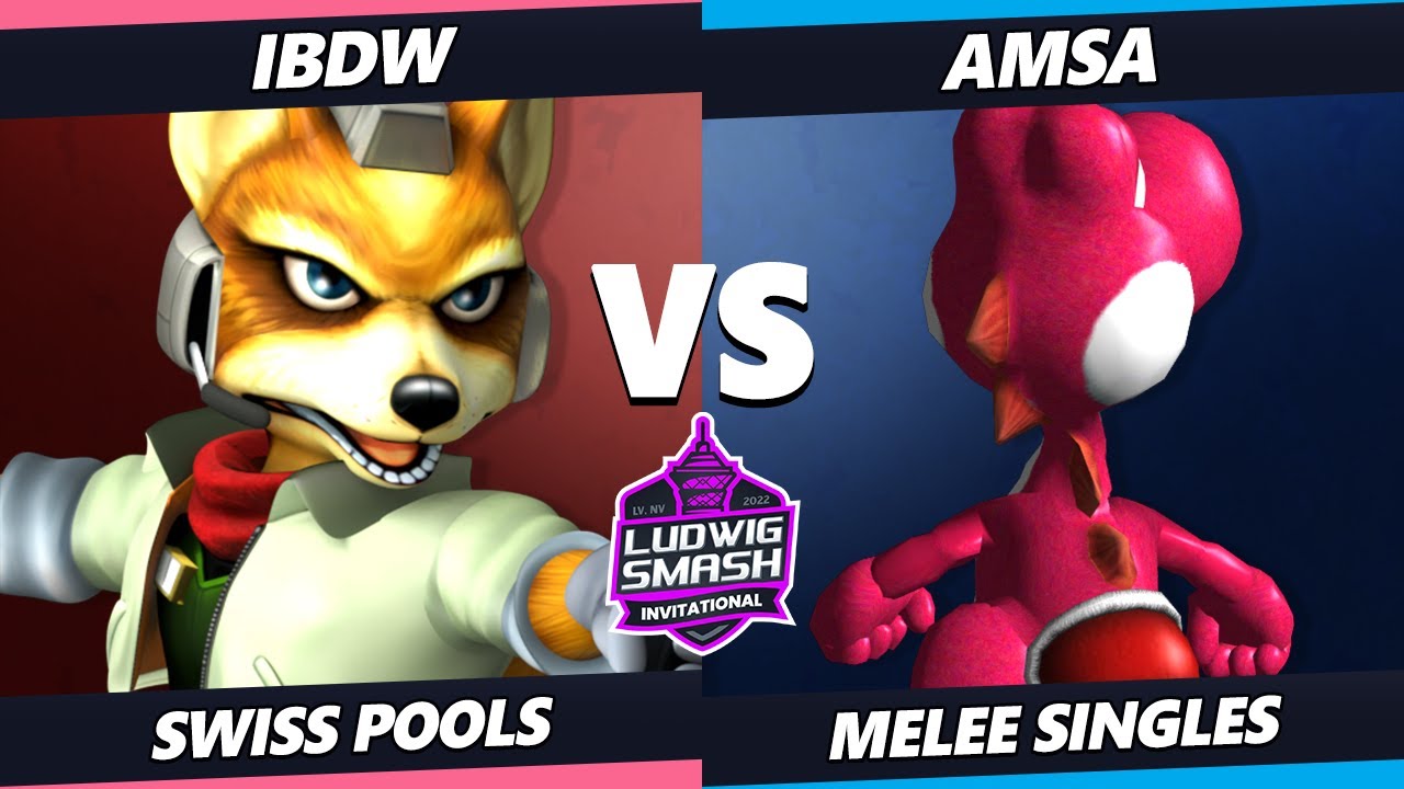 Ludwig Invitational - aMSa (Yoshi) Vs. iBDW (Fox) SSBM Melee Tournament ...