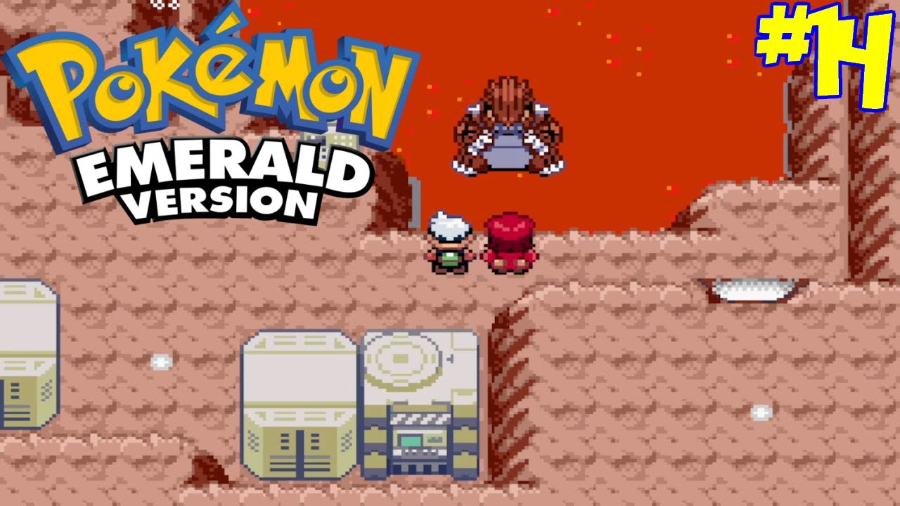 Pokemon Emerald Part 14 - Team Magma Hideout! - YouTube