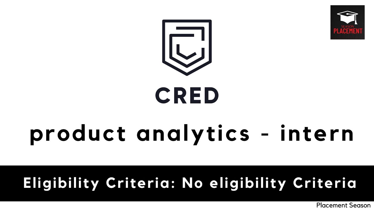 CRED - product analytics - intern | Cred Hiring | No % Criteria - YouTube