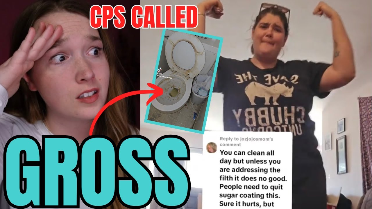 MESSY TIKTOK Mom PROUD of CPS VISIT?! FILTHY HOME (AmandaMcG) #normalizethemess (NOT) - YouTube