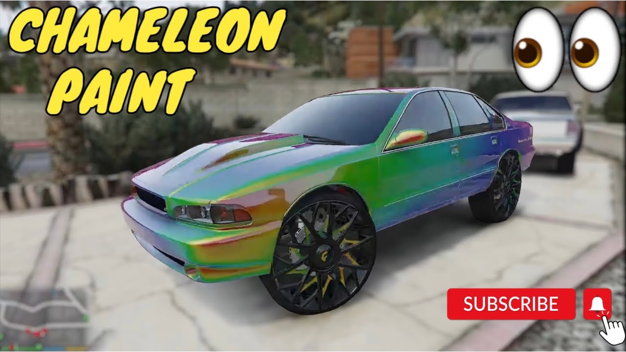 Custom Kandy Chameleon Paint - YouTube
