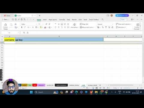 How to setup Excel algo for Alice Blue - YouTube