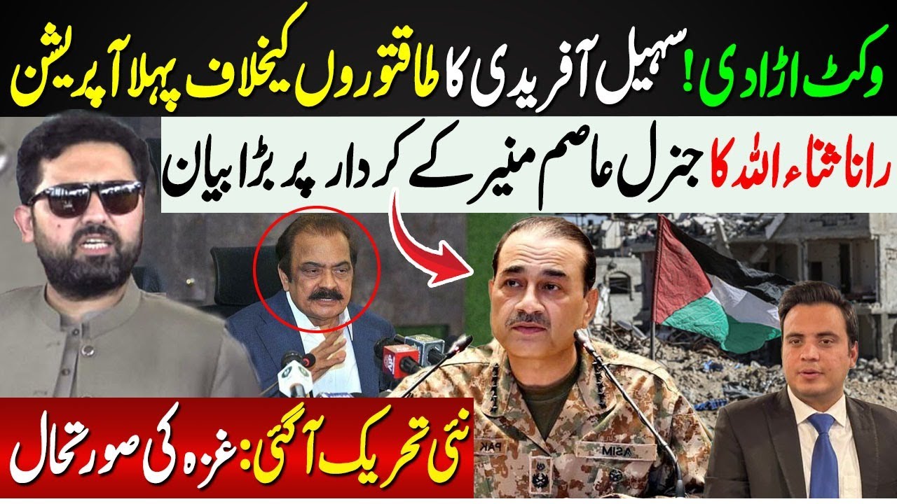 Sohail Afridi starts Operation!BIG WICKET FALLS - Rana Sanaullah on ...