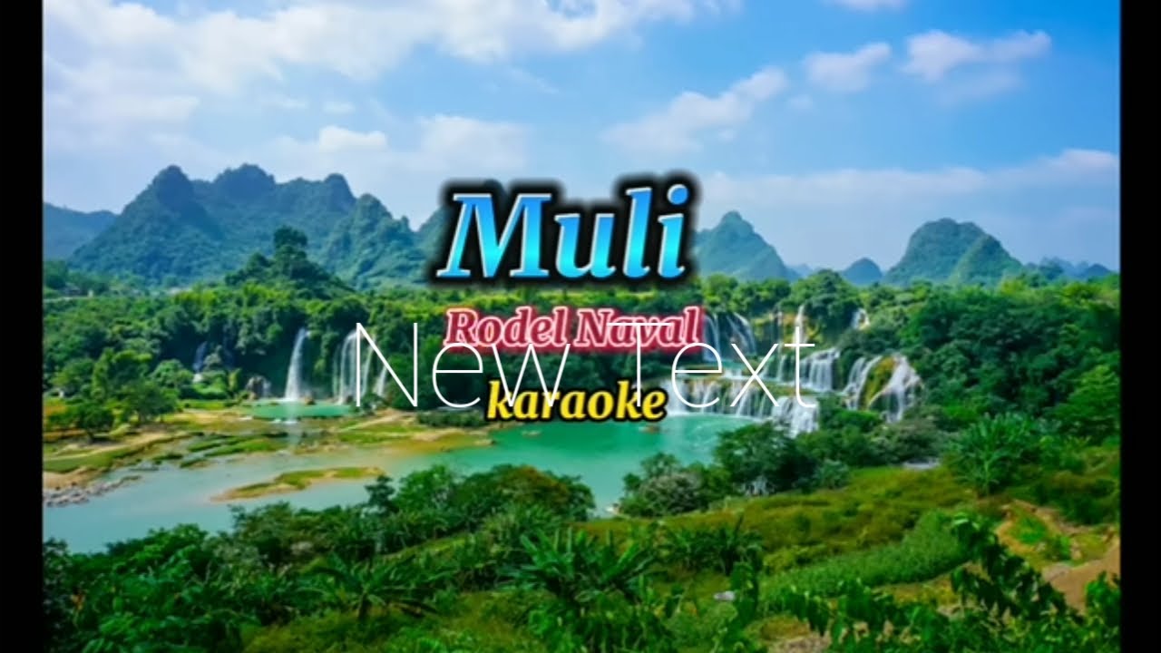 Muli - Rodel Naval (karaoke) - YouTube