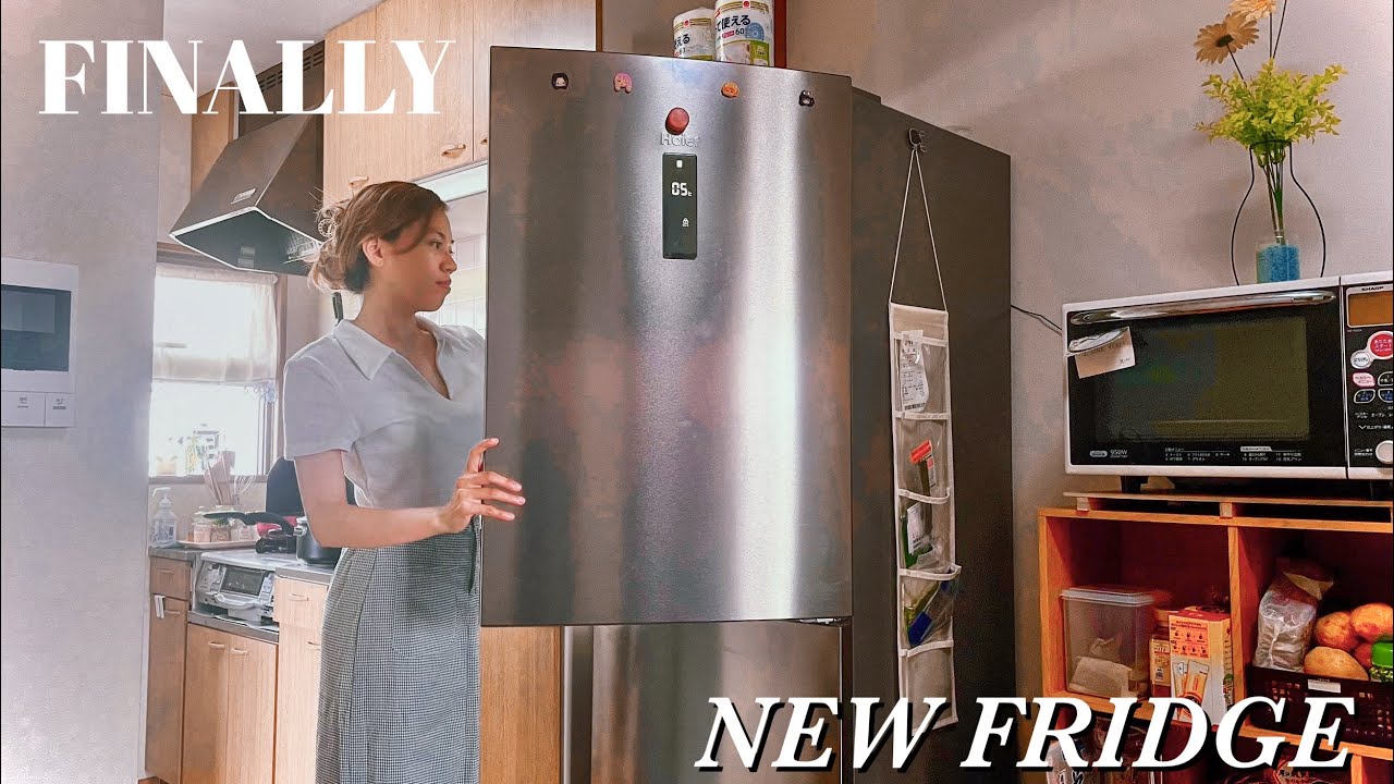 We got our new fridge!!! Where to buy CHEAP APPLIANCES IN JAPAN? - YouTube