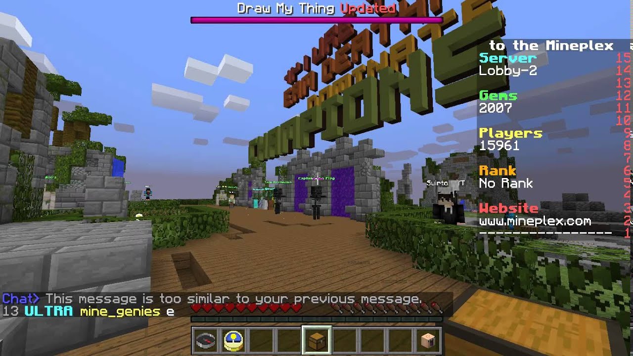 how to get a free Mineplex rank - YouTube