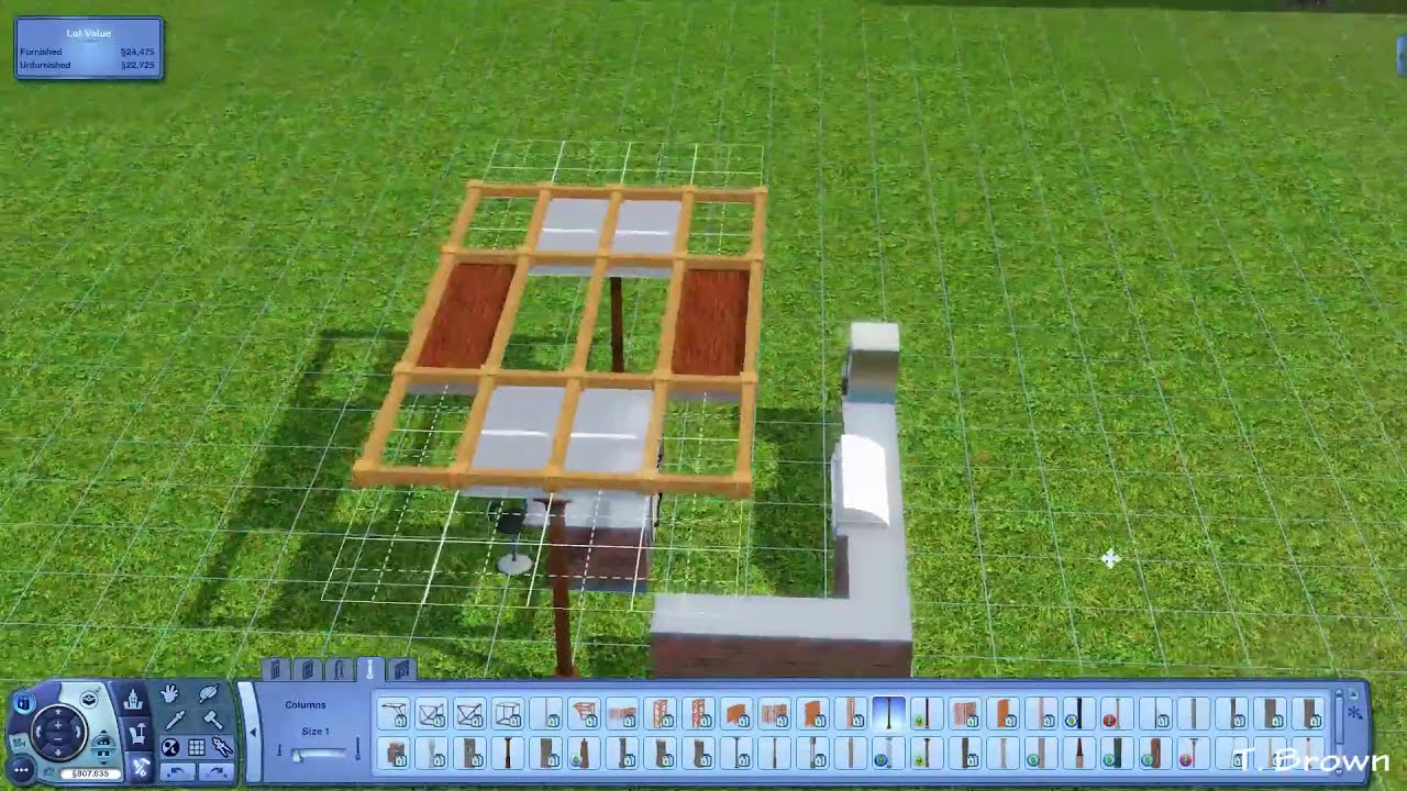 The Sims 3 Design Tips & Tricks - Outdoor Kitchen - YouTube