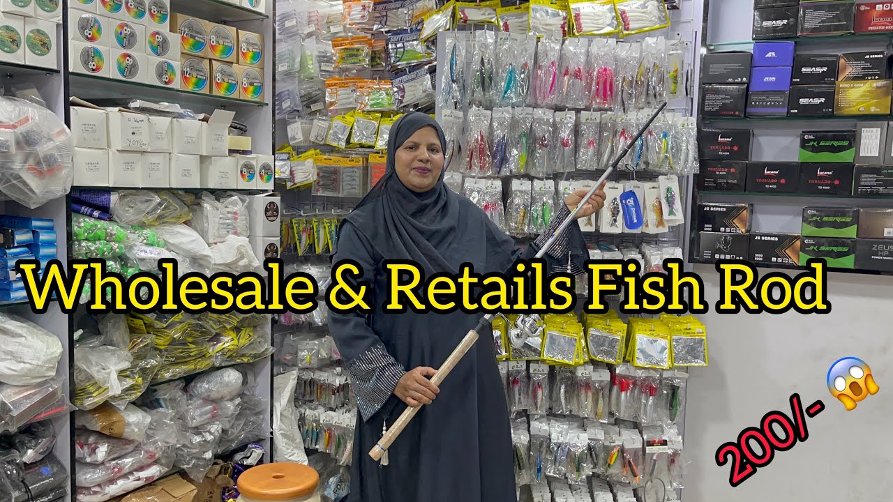 Mumbai Fishing Rod Market | Fishing Accessories | Fishing Rod Wholesale ...