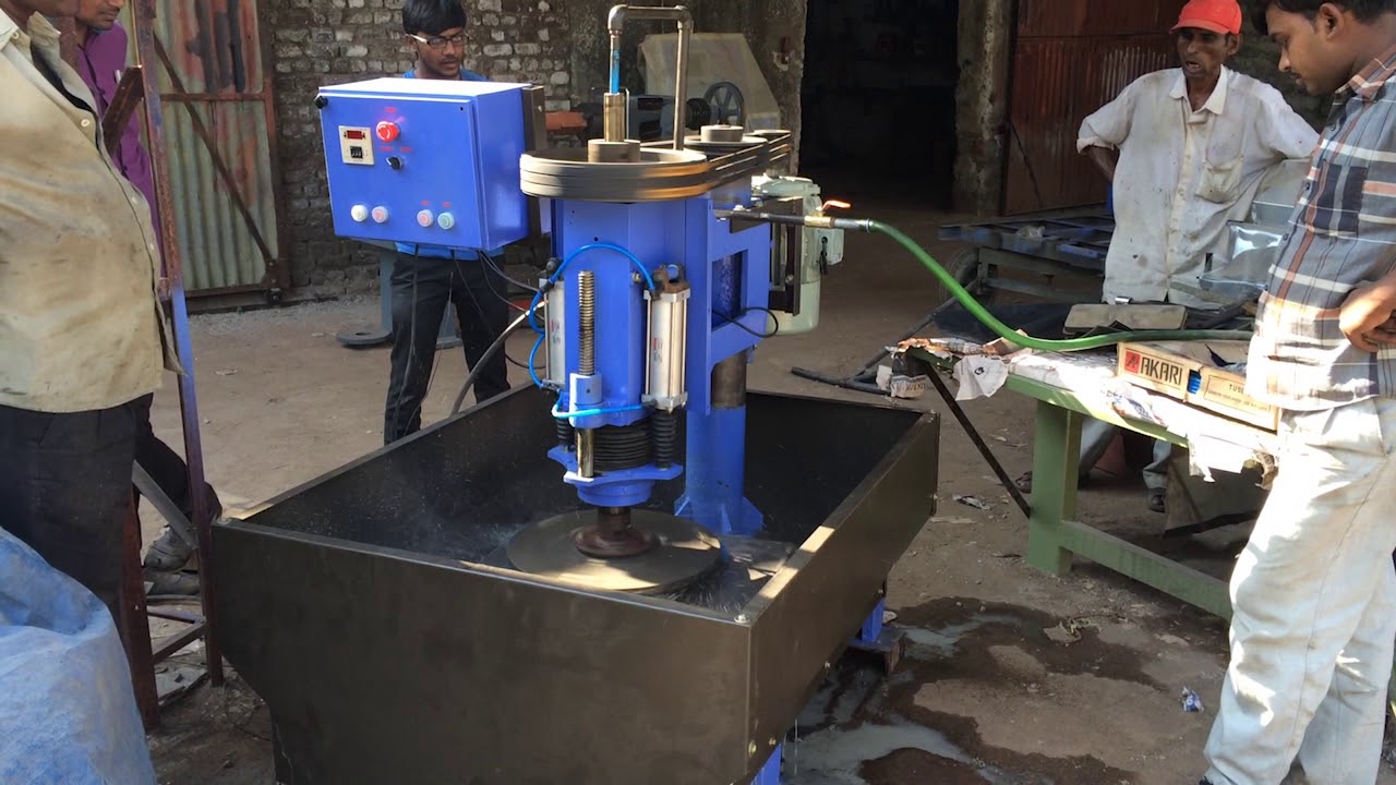 SQUARE TILES AUTO POLISHING / CALIBRATING MACHINE - YouTube