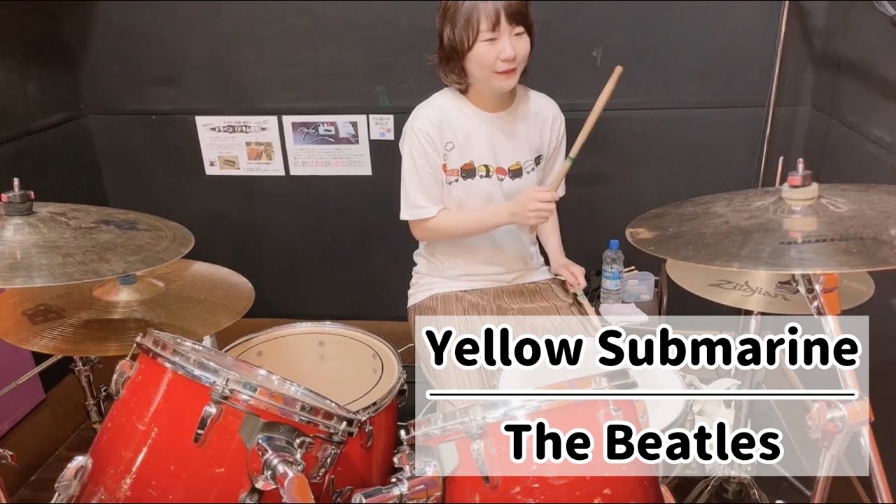 Yellow Submarine - The Beatles (drums cover) - YouTube