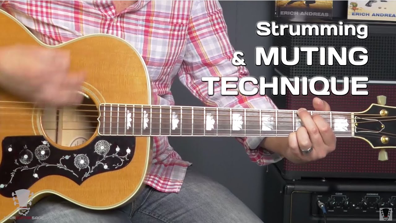 How to Strum Chords Cleanly PLUS Muting Technique - YouTube