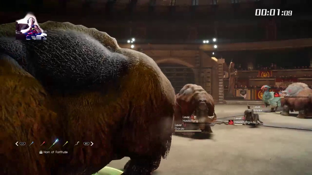 Final Fantasy XV: Coliseum Monster Battles All Day! - YouTube