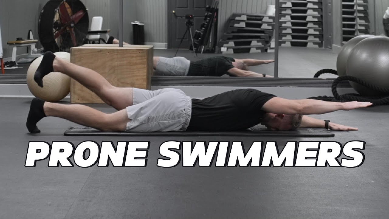 Prone Swimmers | Back Workout Warmup | Low Back Pain - YouTube