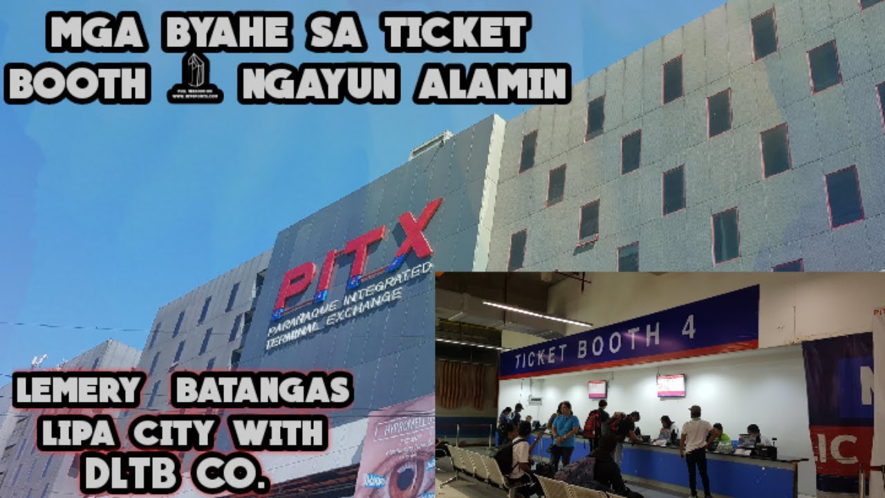 NEW UPDATE PITX TICKET BOOTH 4 TRIP SCHEDULE ALAMIN/#dltb#bus - YouTube