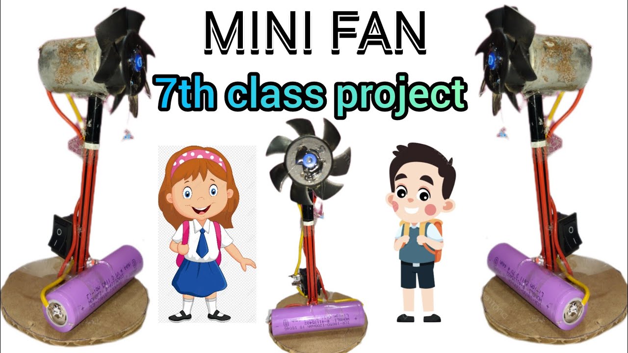 How to make Mini Fan at Home with pencil || DIY Mini Fan #viral - YouTube