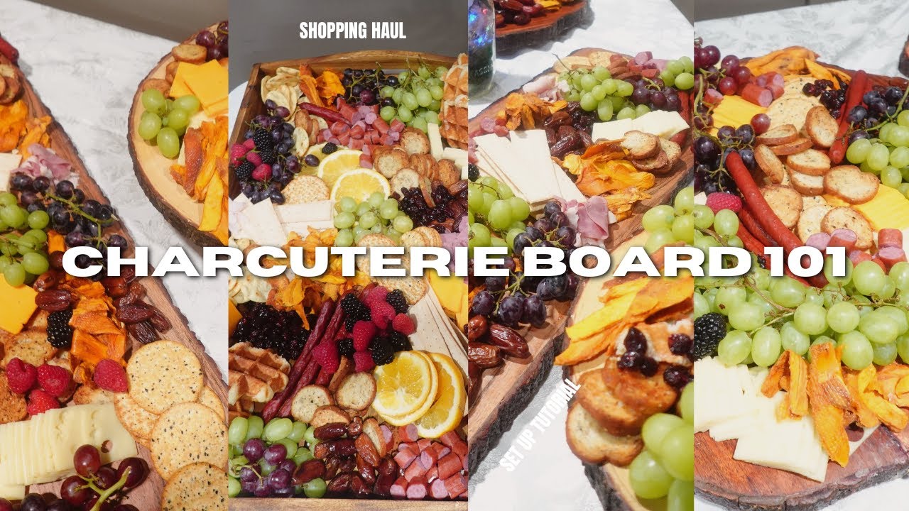 HOW TO MAKE A CHARCUTERIE BOARD: easy setup, costco shopping | aesthetic grazing table tutorial ...